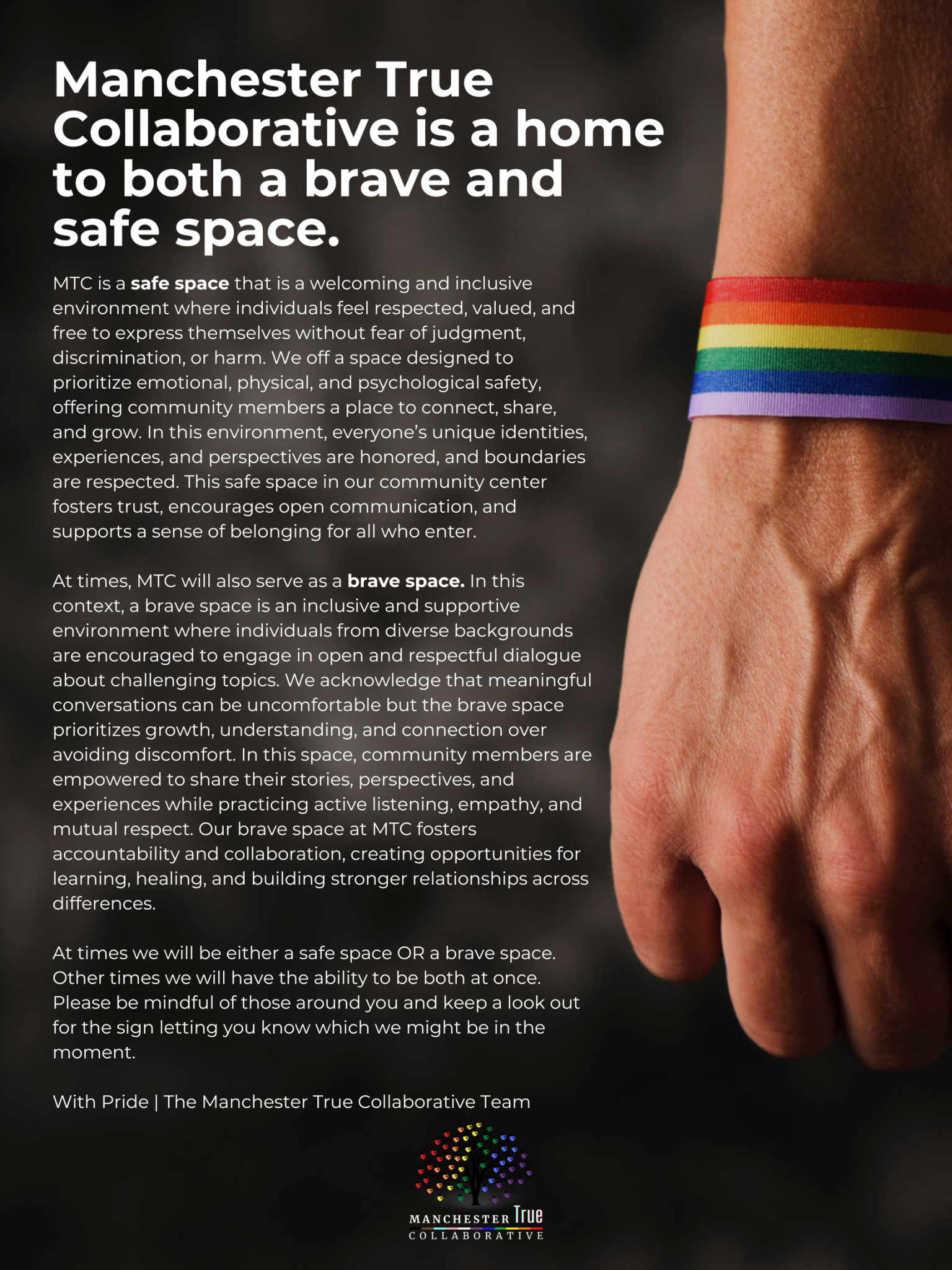 Safe Space vs Brave Space - Manchester True Collaborative